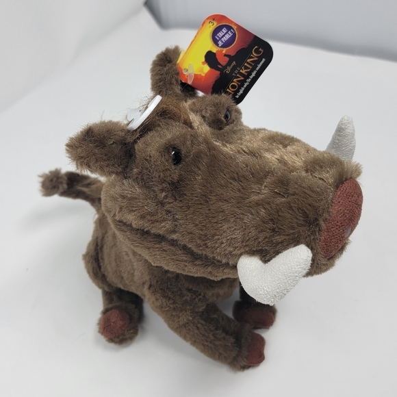 Disney | Toys | New Talking The Lion King Pumbaa Plush Toy Really Cute ...